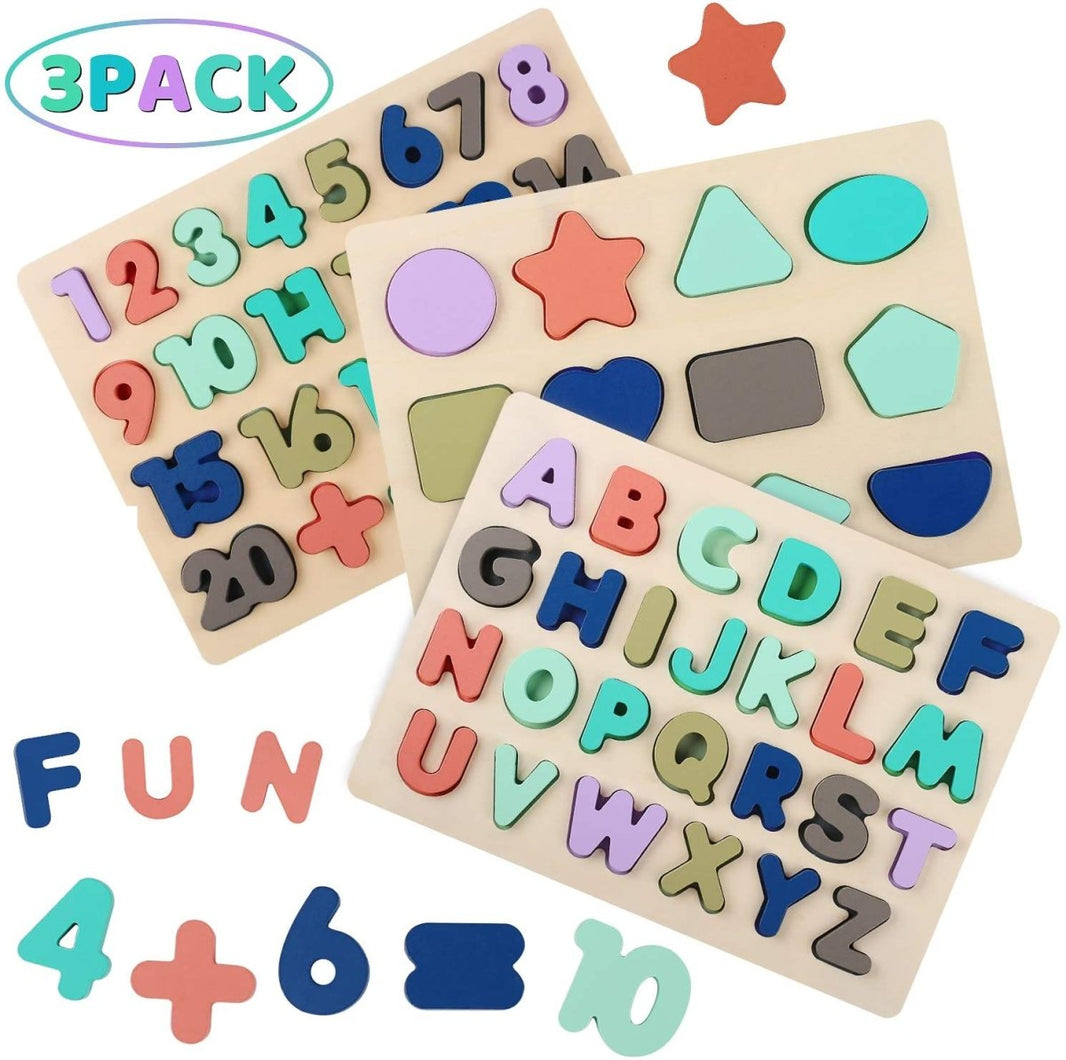 Montessori Puzzles (Toddler Wooden Jigsaw Matching) - MontessoriToys.com
